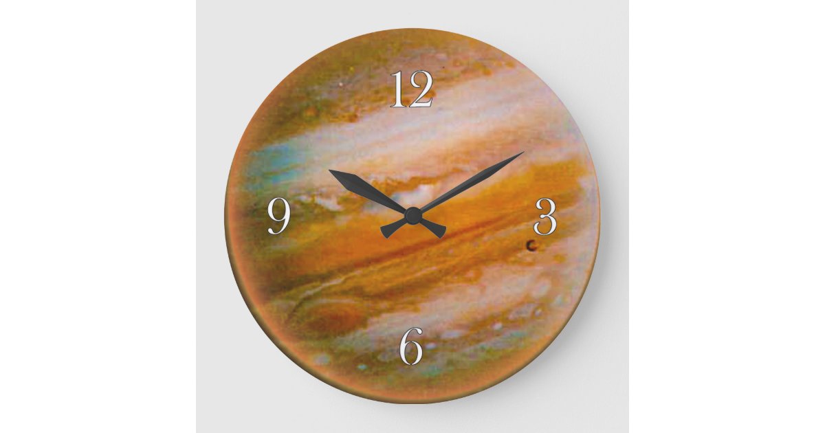 Planet Jupiter Astronomy-lovers Wall Clock | Zazzle