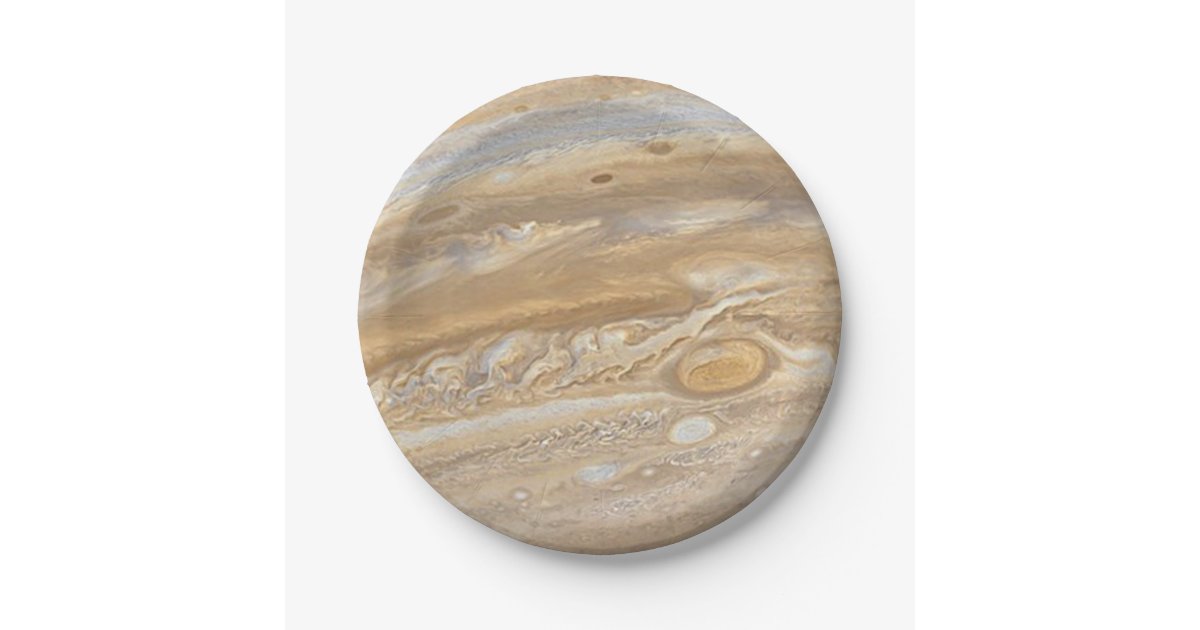 Planet Jupiter Paper Plates | Zazzle