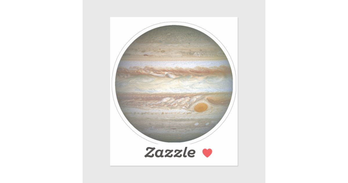 Planet Jupiter Photo Sticker | Zazzle