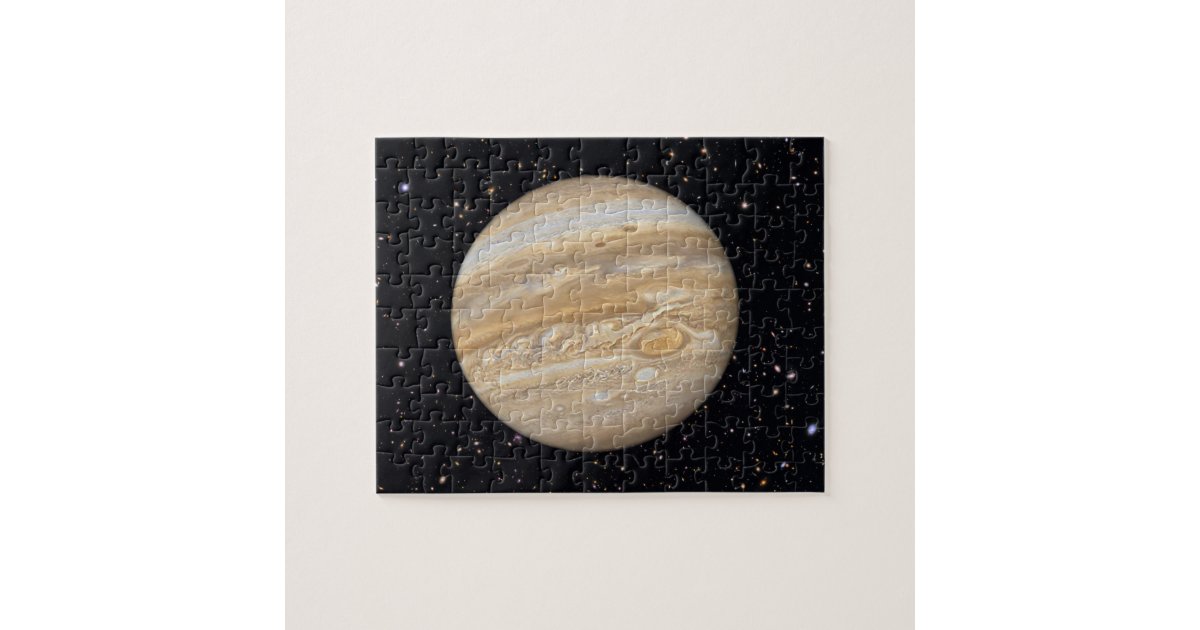 Planet Jupiter Starry Sky Jigsaw Puzzle | Zazzle