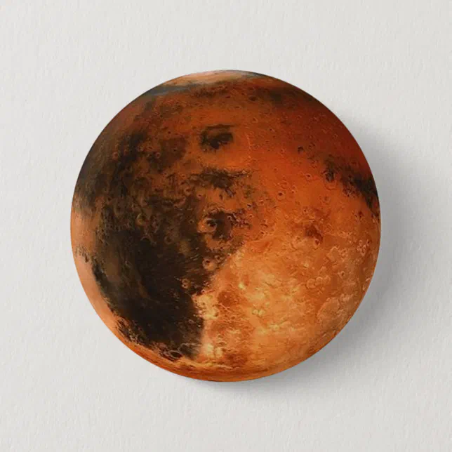 PLANET MARS (solar system) ~ Button | Zazzle