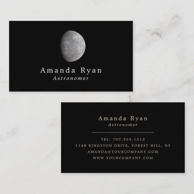 Planet Mercury, Astronomy Business Card | Zazzle