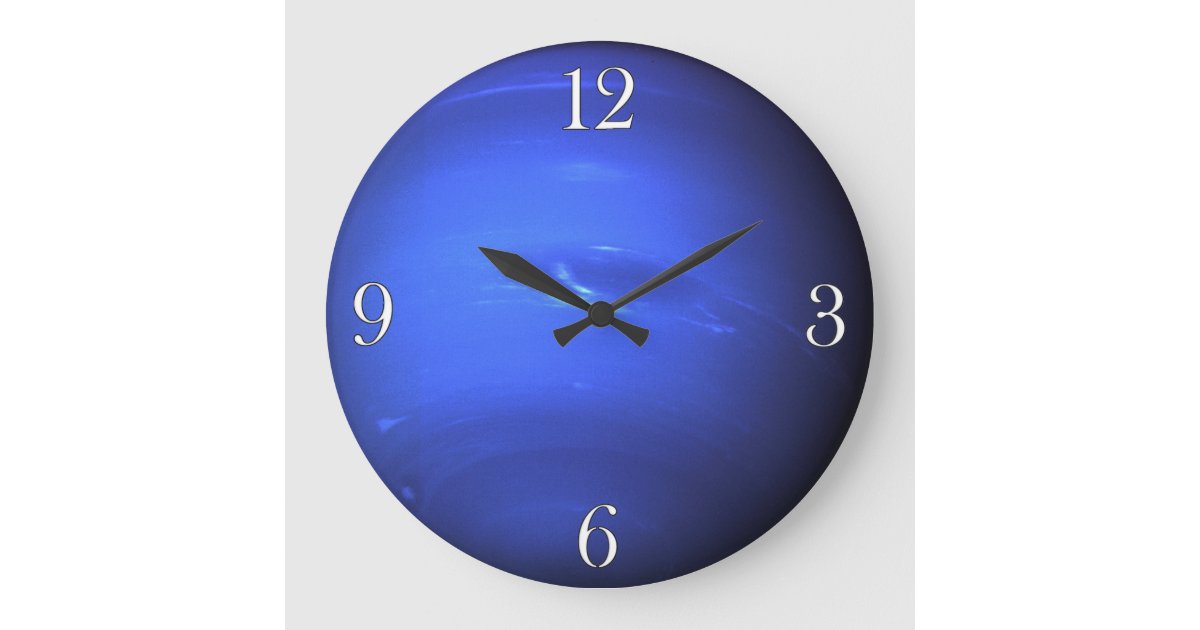Planet Neptune Astronomy-lovers Wall Clock | Zazzle