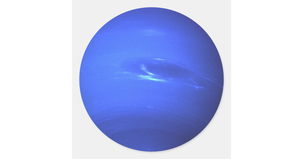 Planet Neptune Classic Round Sticker | Zazzle