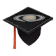 Planet Saturn Aurora and Rings Graduation Cap Topper | Zazzle