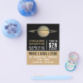 Planet Saturn, Planetarium Event Advertising Flyer | Zazzle