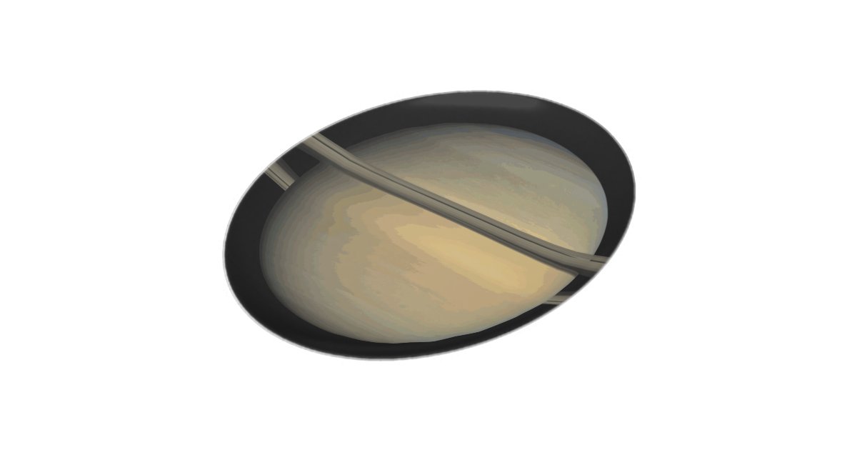 Planet Saturn Plate | Zazzle