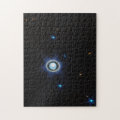 Planet Uranus with Rings and Moons JWST Image Jigsaw Puzzle | Zazzle