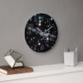 Planetary Glyphs Deep Space Astronomy Clock | Zazzle