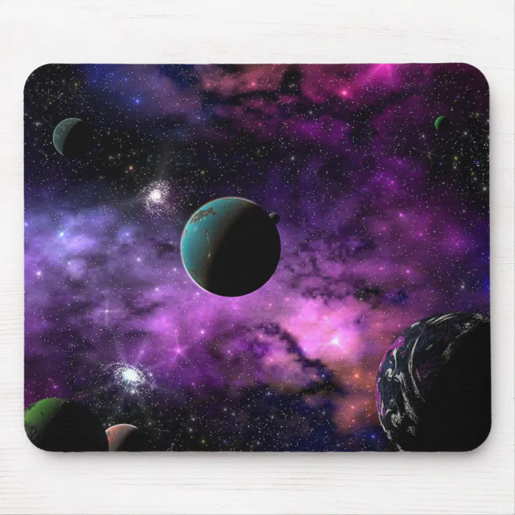 Planetary Space Mouse Pad | Zazzle