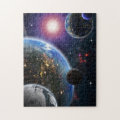Planets and Stars Jigsaw Puzzle | Zazzle