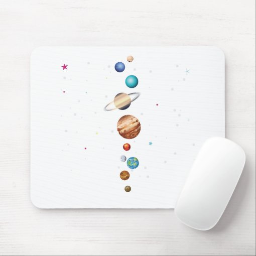 Planets of Solar System4 Mouse Pad | Zazzle