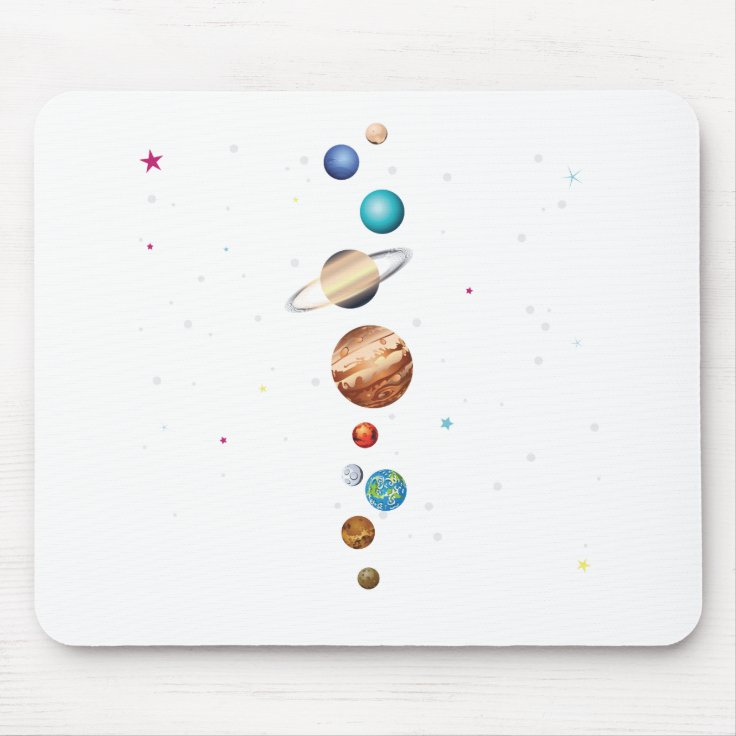 Planets of Solar System4 Mouse Pad | Zazzle