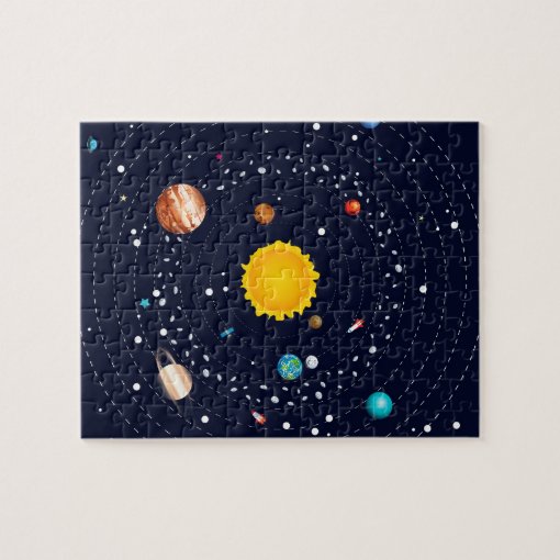 Planets of Solar System Jigsaw Puzzle | Zazzle
