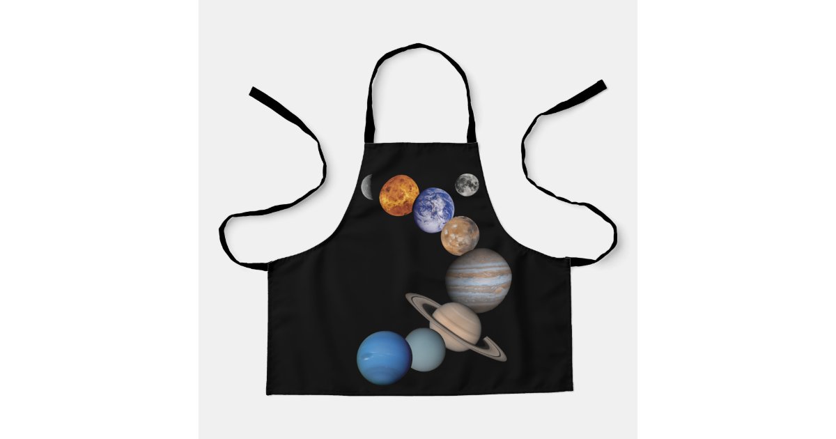 Planets of the solar system apron | Zazzle