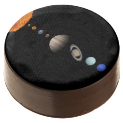 PLANETS OF THE SOLAR SYSTEM Chocolate Oreo Cookie | Zazzle