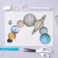 Planets of the solar system (Color Changeable) Tissue Paper | Zazzle