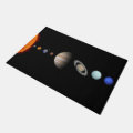 PLANETS OF THE SOLAR SYSTEM Custom Door Mat | Zazzle