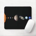 PLANETS OF THE SOLAR SYSTEM Mousepad | Zazzle