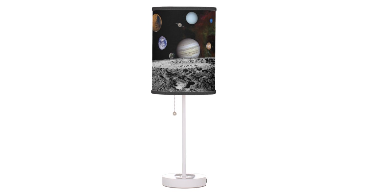 Planets of the solar system table lamp | Zazzle