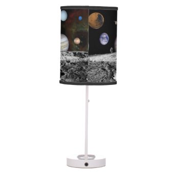 Planets of the solar system table lamp | Zazzle