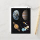 Planets solar system collage postcard | Zazzle
