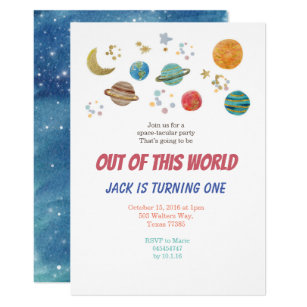 Solar System Invitations | Zazzle