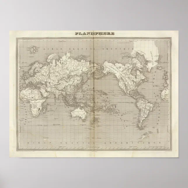 Planisphere diagram of solar system poster | Zazzle