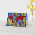 Planisphere-World Map Card | Zazzle