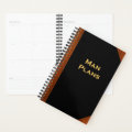 Planner For Men Man Plans Vintage Style | Zazzle