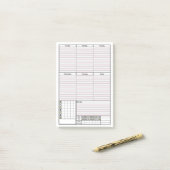 Planner Page Post It Insert Post-it Notes | Zazzle