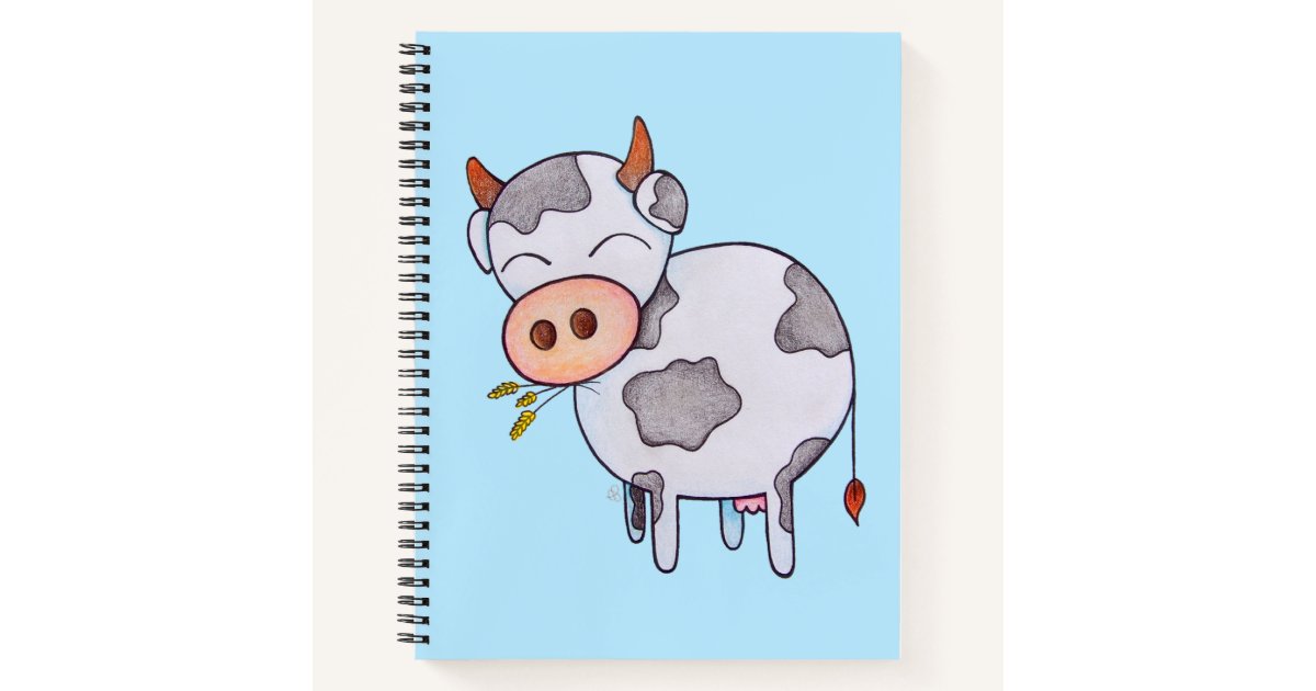 Planning My Next Mooove.. Customizable Cow Notebook | Zazzle