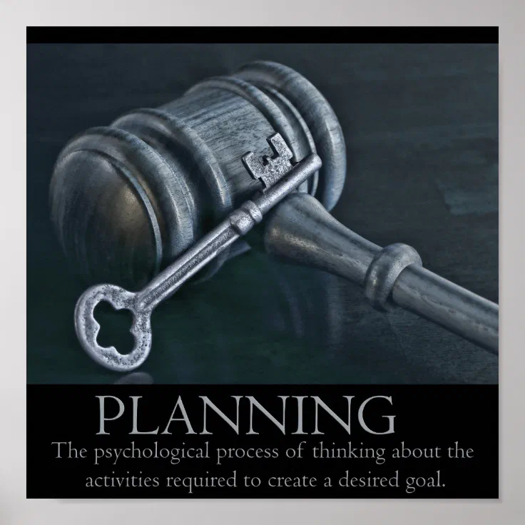 Planning Poster | Zazzle