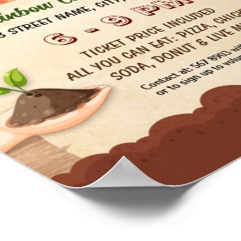 Plant-a-Thon flyer poster template | Zazzle