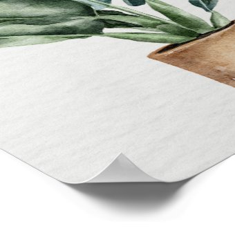 Plant Lady Cute Houseplants Funny Gardening Quote Poster | Zazzle