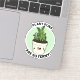 Plant Puns Are So Ferny Funny Fern Pun Sticker | Zazzle