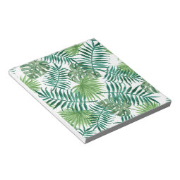 Plant Tropical Botanical Palm Leaf Notepad | Zazzle