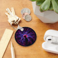 Plasma ball and chain keychain | Zazzle