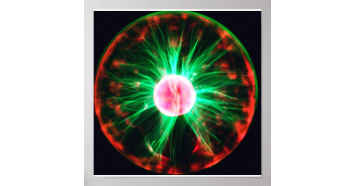 Plasma ball poster | Zazzle