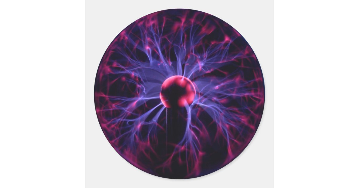 Plasma Classic Round Sticker | Zazzle
