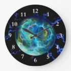 Plasma Electric Large Clock | Zazzle