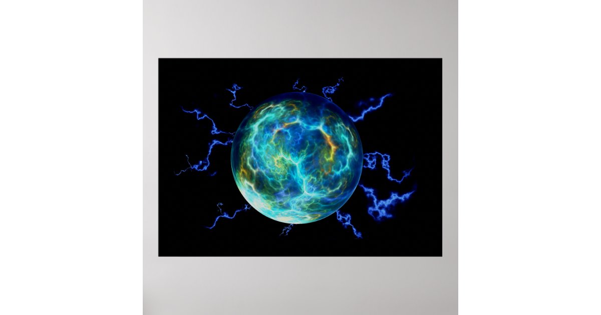 Plasma Electric Poster | Zazzle