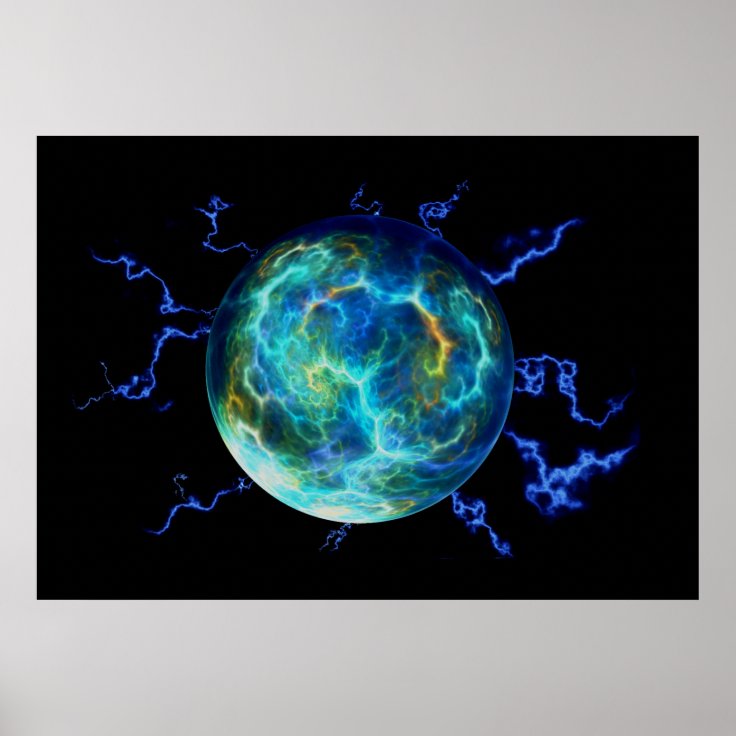 Plasma Electric Poster | Zazzle