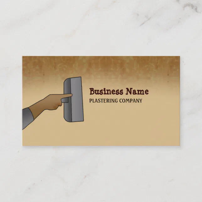 Plaster Business Cards | Zazzle