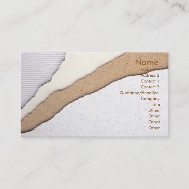 Plaster Coating Business Card | Zazzle
