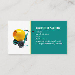 Plastering service business card | Zazzle