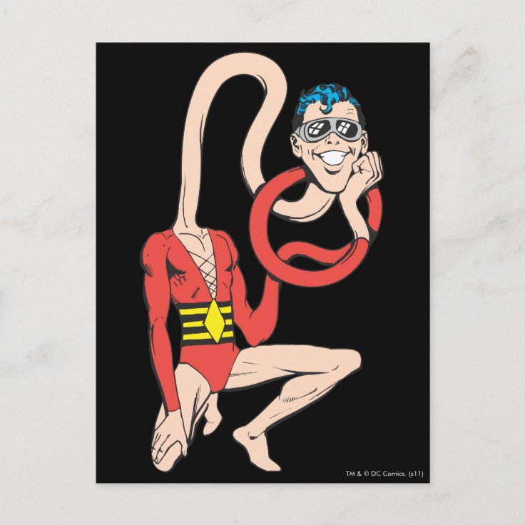 Plastic Man Rubberneck Pose Postcard | Zazzle