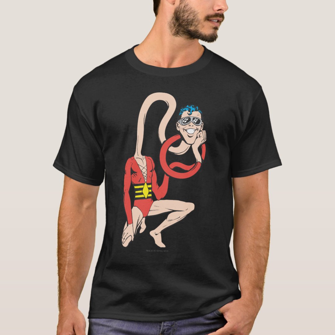 Plastic Man Rubberneck Pose T-Shirt | Zazzle