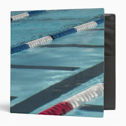 Plastic separators in a swimming pool creating binder | Zazzle