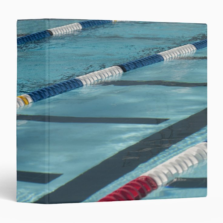 Plastic separators in a swimming pool creating binder | Zazzle